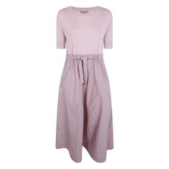 Herno Femme, Robes, Rose, Taille: 34 FR Drawstring Midi Dress