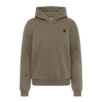 Kaffe Femme, Sweatshirts et sweats &agrave; capuche, Vert, Taille: 42 FR Sweat &agrave; capuche Morel Black Heart