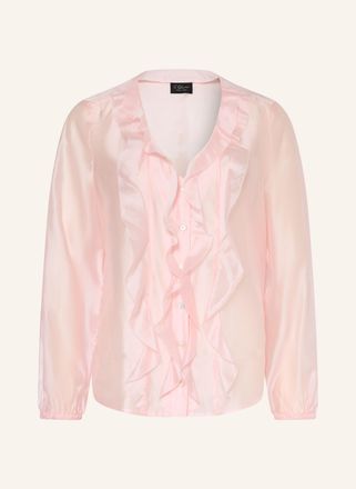 s.Oliver Black Label S.Oliver Black Label Bluse Mit Volants rosa