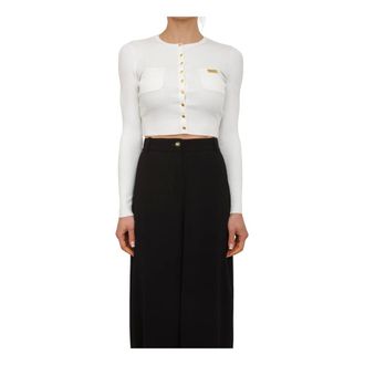 Elisabetta Franchi Damen, Strickwaren, Beige, XLGr&ouml;&szlig;e