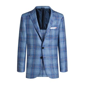 Kiton Herren, Jacken, Blau, MGr&ouml;&szlig;e