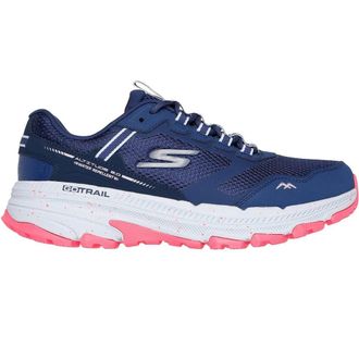 Skechers Damen Sneaker Go Run Trail Altitude 2.0 Ravine, Leder (Marineblau/Orange)