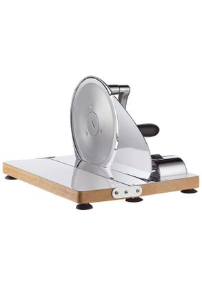 Zassenhaus Allesschneider Vintage, Silber, Holz, Metall, Buche, 26x34x21 cm, Saugf&uuml;&szlig;e, Kochen, K&uuml;chenhelfer, Sonstige K&uuml;chenhelfer