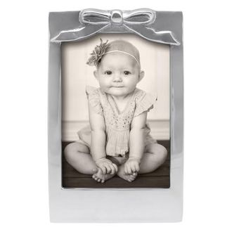 Mariposa 1283 Schleifenrahmen, Recyceltes Sandguss-Aluminium, Silber, 13 x 18 cm