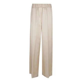 PESERICO Femme, Pantalons, Beige, Taille: 42 FR Pantalon &Eacute;l&eacute;gant Nude & Neutrals