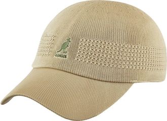 Kangol Ventair Space Cap Baseballcap Basecap Baseballkappe Sommerkappe Strandkappe Damen/Herren - mit Schirm Sommer Frühling-Sommer - XL (60-61 cm) beige