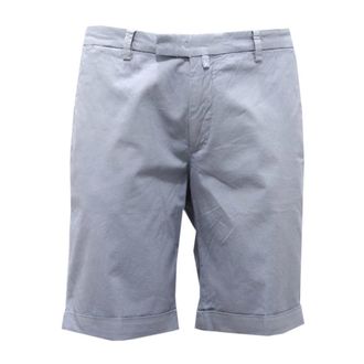 BRIGLIA 1949 Leichte Baumwoll-Bermuda-Shorts - - Shorts - Herren - Blau - 2XL