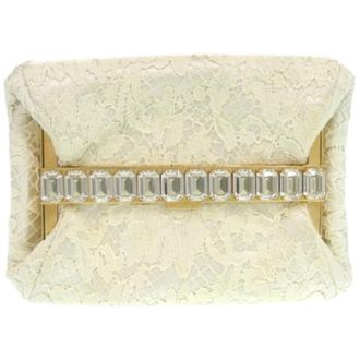 Dolce & Gabbana Pre-owned Leder Clutch - - Pre-owned - Damen - Wei&szlig; - ONE SIZE