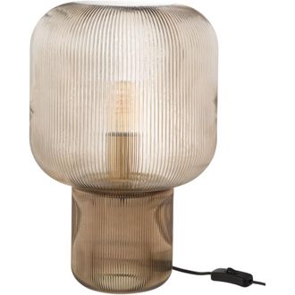 M&S Collection M&s - Lampe de table 29x29x42 cm en verre marron