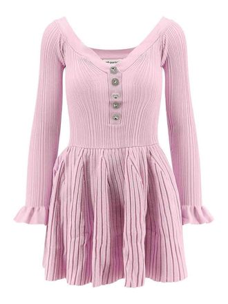 Self Portrait Jupe Midi - Couleur Chair