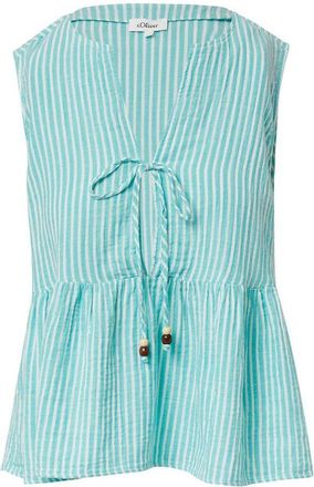 s.Oliver Blusentop Bluse &Auml;rmellose Bluse im Relaxed Fit mit Bindedetail