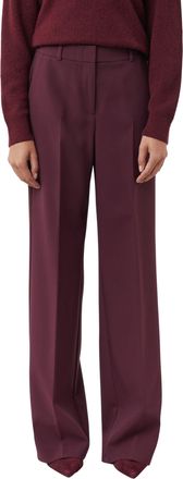 Comma Wide-Leg-Hose aus Viskosemix