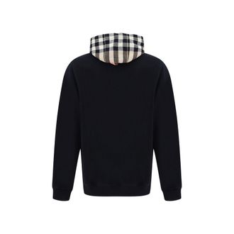 Burberry Mens Black Cotton Sweatshirt Clothing