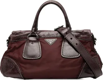 Prada sac à bandoulière Tessuto (2013-2025) - Rouge