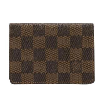 Louis Vuitton Porte-cartes de visite Damier Pre-owned - Femme - Pre-owned - Brun - Taille: ONE Size