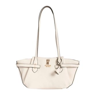 Guess Yesba Saffiano Schultertasche - - Bags - Damen - Wei&szlig; - ONE SIZE