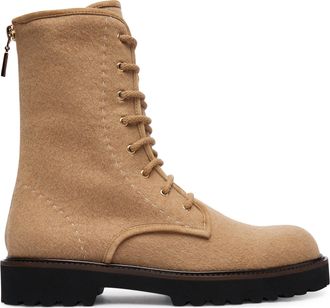 Max Mara Schn&uuml;rschuhe Max Mara Bakerzipwk 2524796012600 Beige
