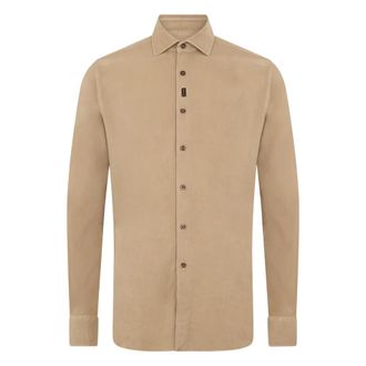 Moorer Homme, Chemises, Beige, Taille: M Blouses & Chemises