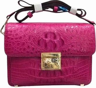 Generic Sac cabas pour femme, sac messager en cuir v&eacute;ritable de crocodile, sac bandouli&egrave;re en cuir dalligator authentique, sac &agrave; main pour femme