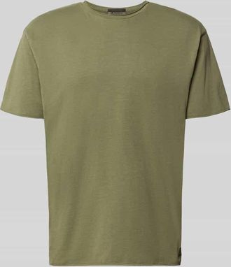 Scotch & Soda T-Shirt mit Rundhalsausschnitt und Rollsaum