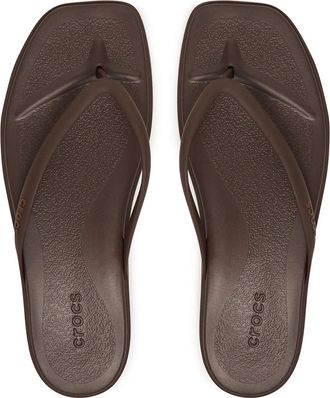 Crocs Zehentrenner Crocs Miami Flip 211435 Braun