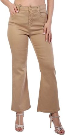 Marella Femme, Pantalons, Beige, Taille: 48 FR Wide Pantalons