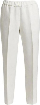PESERICO Femme, Pantalons, Blanc, Taille: 40 FR Pantalon Slim-fit