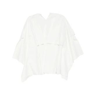 Niccol&ograve; Pasqualetti V-neck Panelled Kurzarm-Oberteil - - Blouses & Shirts - Damen - Wei&szlig; - XS