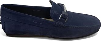 Tod's mocassins à bride tressée - Bleu