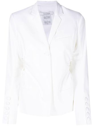 Rokh blazer à découpes - Blanc