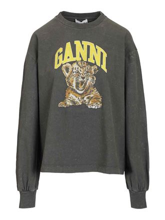 Ganni T-Shirt - Noir