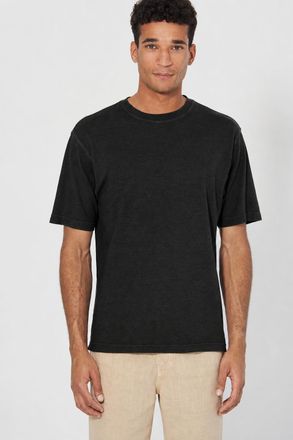 Hempage Hempage Herren vegan T-Shirt Basic Schwarz
