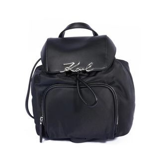 Karl Lagerfeld K/Signature Nylon Kleiner Rucksack - - Bags - Damen - Schwarzk - ONE SIZE