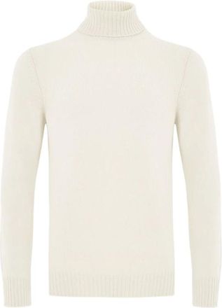 Gran Sasso Pull Dolcevita - Homme - Pulls - Blanc - Taille: 2XL