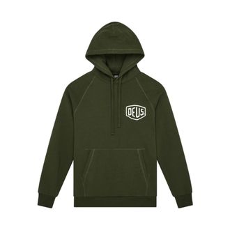 Deus Harajuku Address Hoodie - - Sweatshirts & Hoodies - Herren - Gr&uuml;n - L