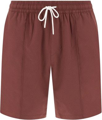 Boggi Milano Homme, Maillots de bain, Orange, Taille: L Maillot de Bain en Tissu Technique Imprim&eacute;