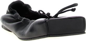 Jacquemus Leather Ballet Ballet Flat - Black