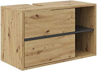 Vicco Meuble sous Vasque Viola, Chêne Artisan, 100 x 60 cm