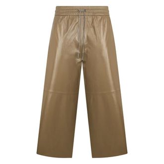 Fabiana Filippi Femme, Pantalons, Brun, Taille: 36 FR Cropped Pantalons