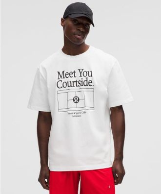 lululemon T-Shirt en coton épais Graphic pour Hommes - Taille L