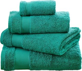 Next Home Handt&uuml;cher aus &Auml;gyptische Baumwolle - 100% Baumwolle, Gr&uuml;n Hell 4 Pack Hand Towels