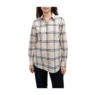 Burberry Ivonne Hemd mit Karomuster - - Blouses & Shirts - Damen - Beige - 2XS