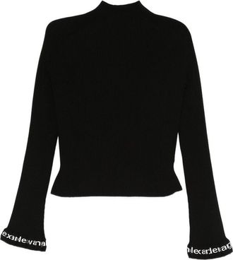 Alexander Wang Pull Col Rond - Noir