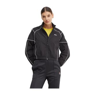 Fila Laplace Cropped Jacket - - Jackets - Damen - Schwarzk - XS