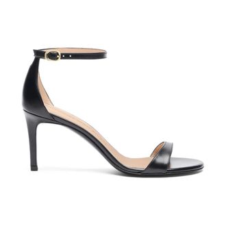 Stuart Weitzman Femme, Chaussures, Noir, Taille: 40 EU Nudist II Sandal 75