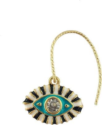 Mon Precieux Ge Boucle doreille OEil Protecteur Bleu Noir (vendue à lunité)