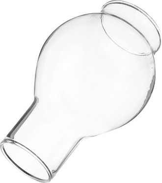 Artibetter Angoily Transparenter Glas kerzenhalter Windschutz Kerzenh&uuml;lle f&uuml;r Stabkerzen Stabiles Glas Klarer Lampenschirm f&uuml;r Warme Weiche Flammen Dekorativ f&uuml;r