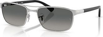 Ray-Ban Rb3778 Sonnenbrillen Schwarz Fassung Grau Glas 57-18