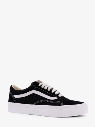 Vans Mens Sneakers Old Skool Canvas Black Canvas-Rubber Trainers Canvas/rubber