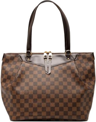 Louis Vuitton Hobo Bags - Damier Ebene Westminster GM - Gr. unisize - in Braun - f&uuml;r Damen